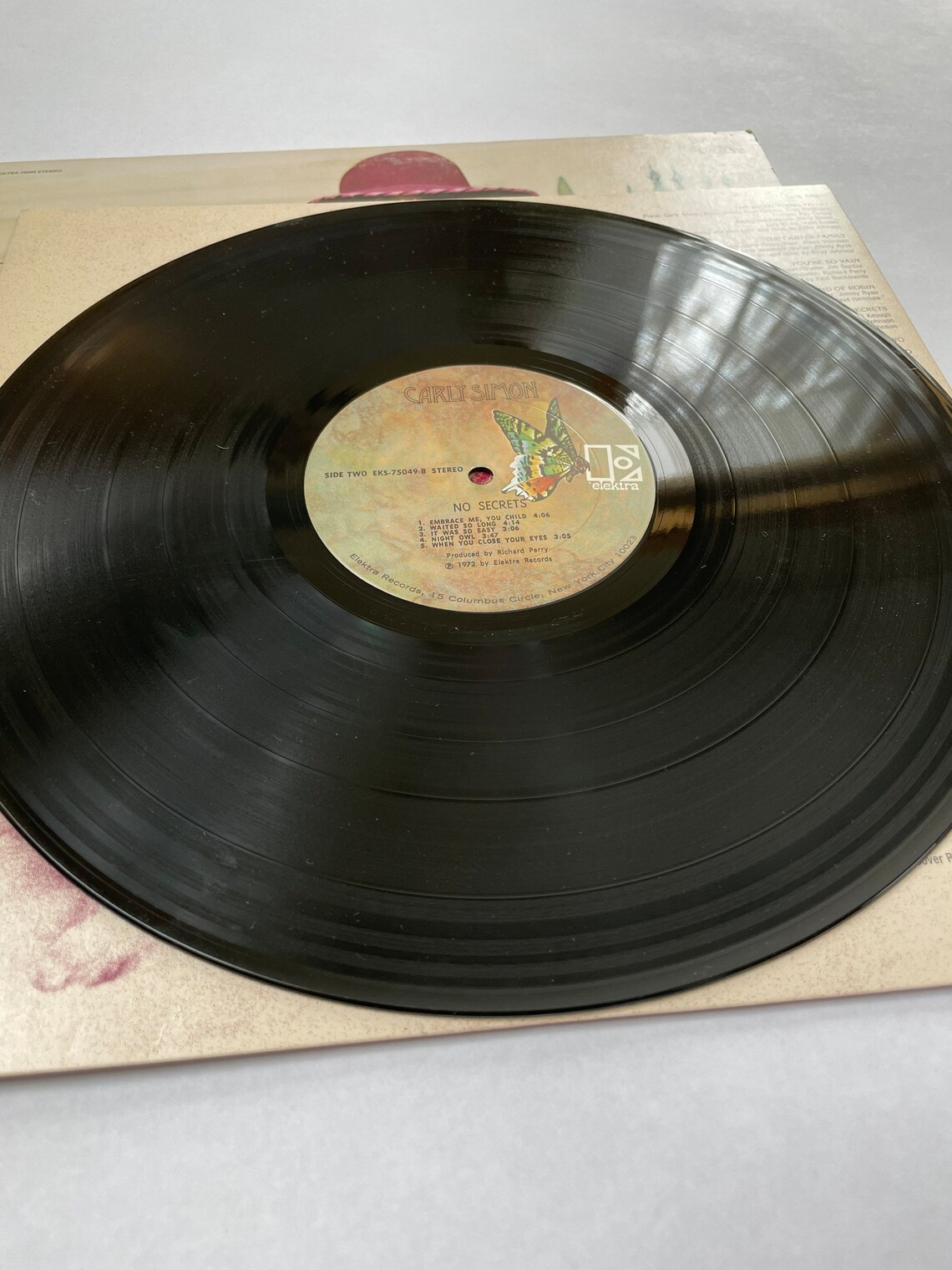 Carly Simon No Secrets 1972 Vinyl Record - Etsy