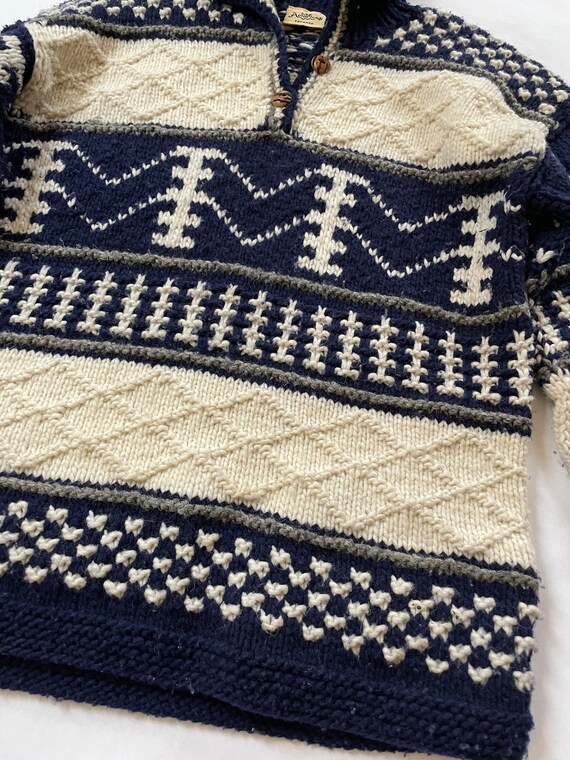 2000’s Medium Las Americas Handmade Wool Pullover Swe… - Gem