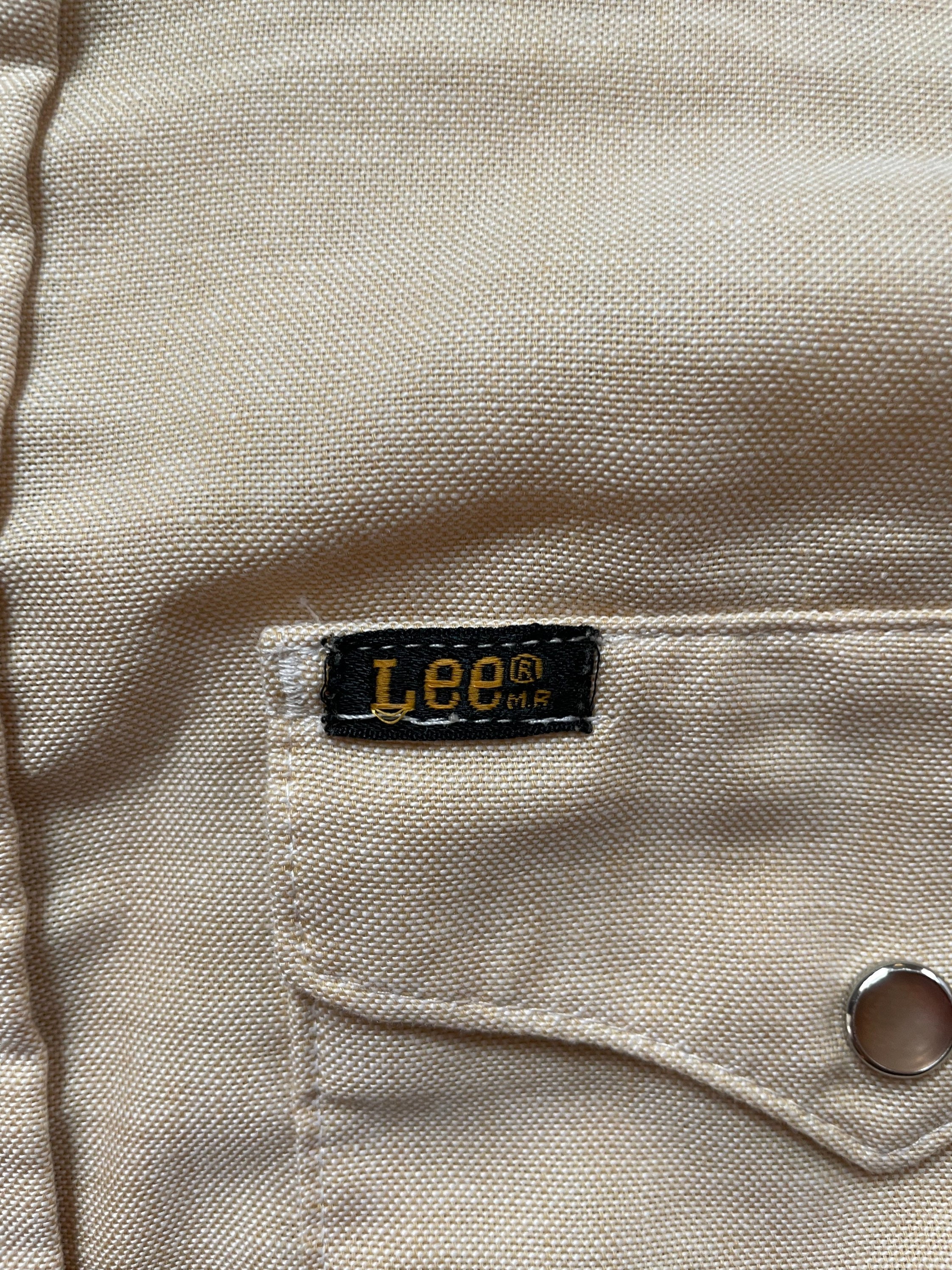 Vintage Lee Button Down Western Shirt Size Medium - Etsy