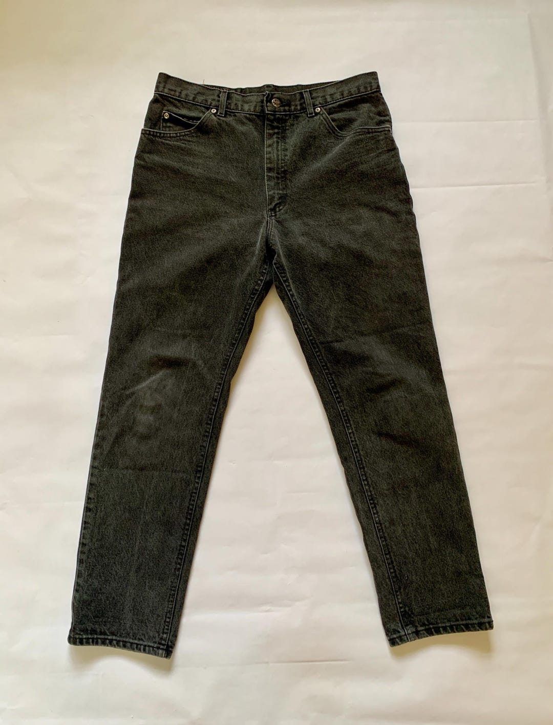 Vintage Lee Jeans Faded Black Original Fit Men’s Size 34/30 - Etsy