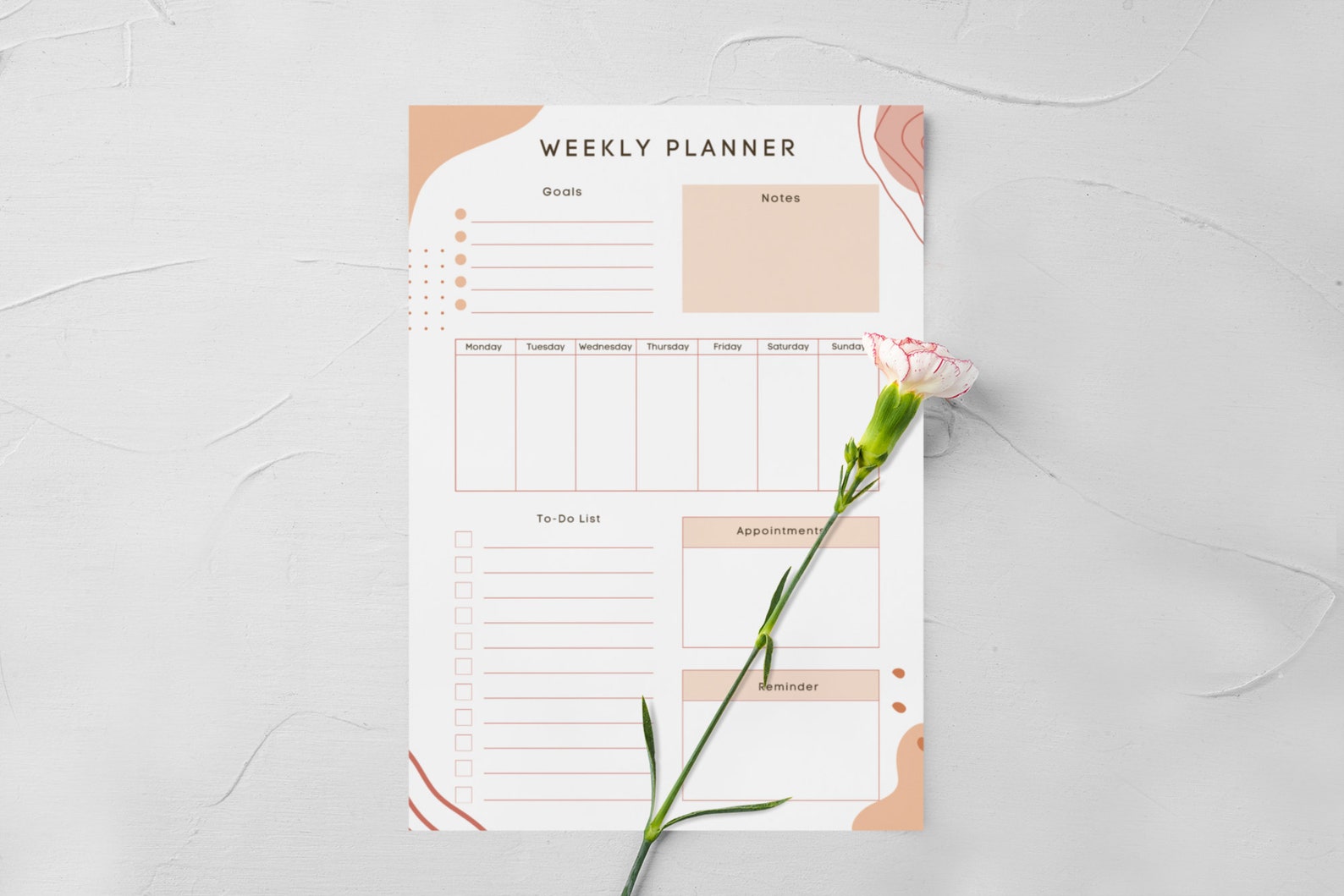 Printable Weekly Planner - Etsy