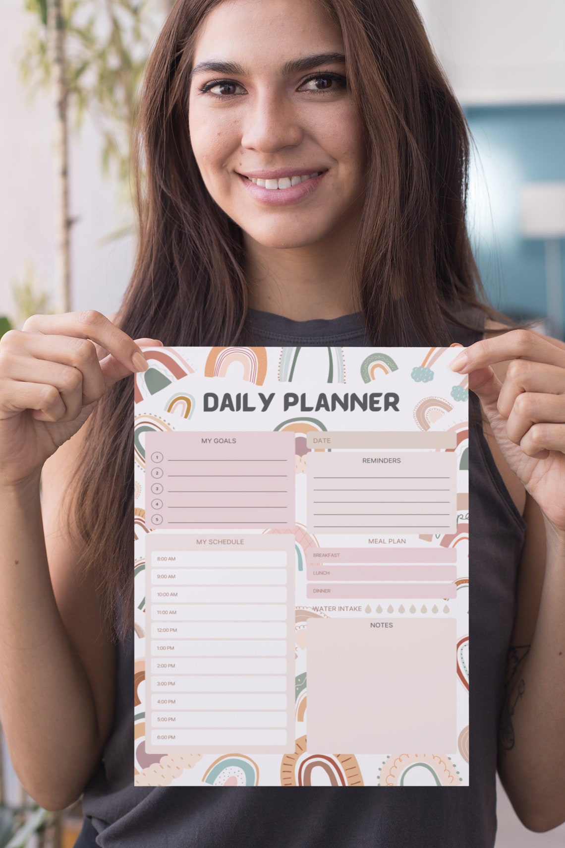 Printable Daily Planner - Etsy