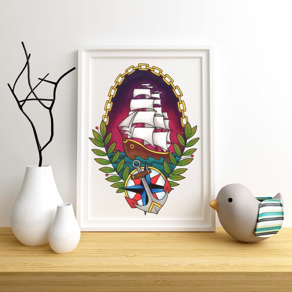 Traditional Compass Flash