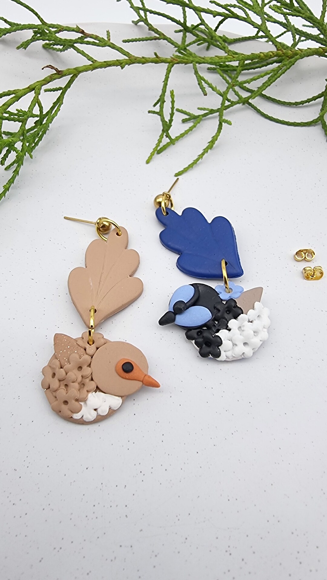 Superb Fairy Wren Floral Earringsmr & Mrs bird Lovers Gift - Etsy Australia