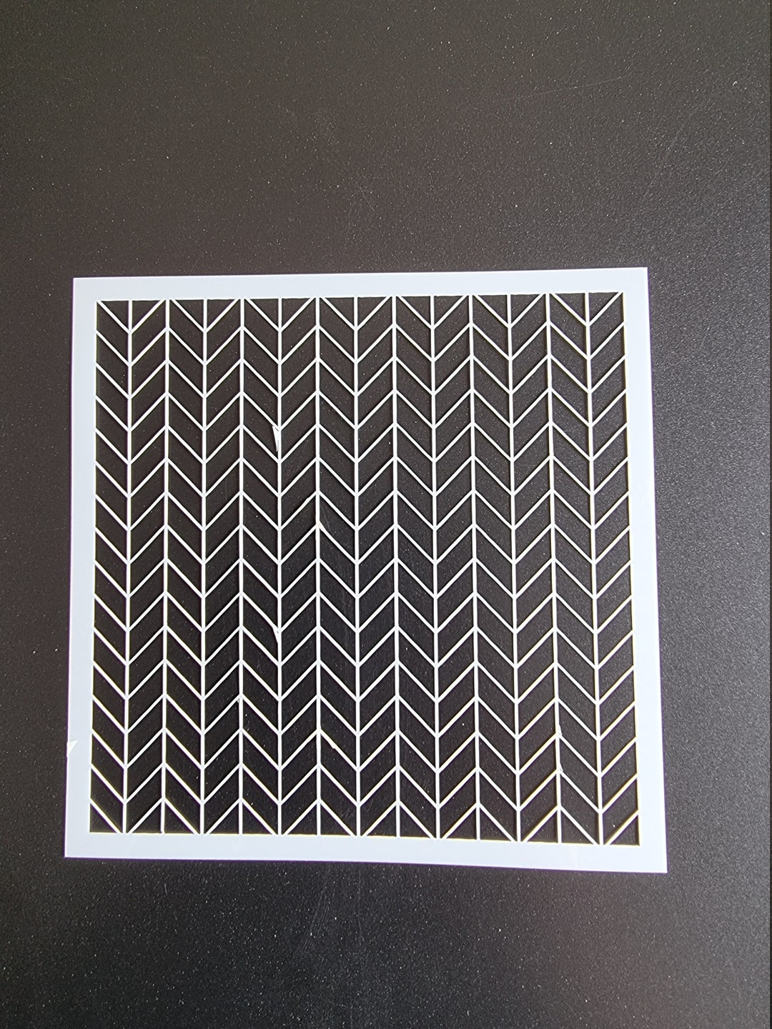 Feathers Print Stencil 1 Pcs,texture Tile ,plastic Sheet Stencil ...