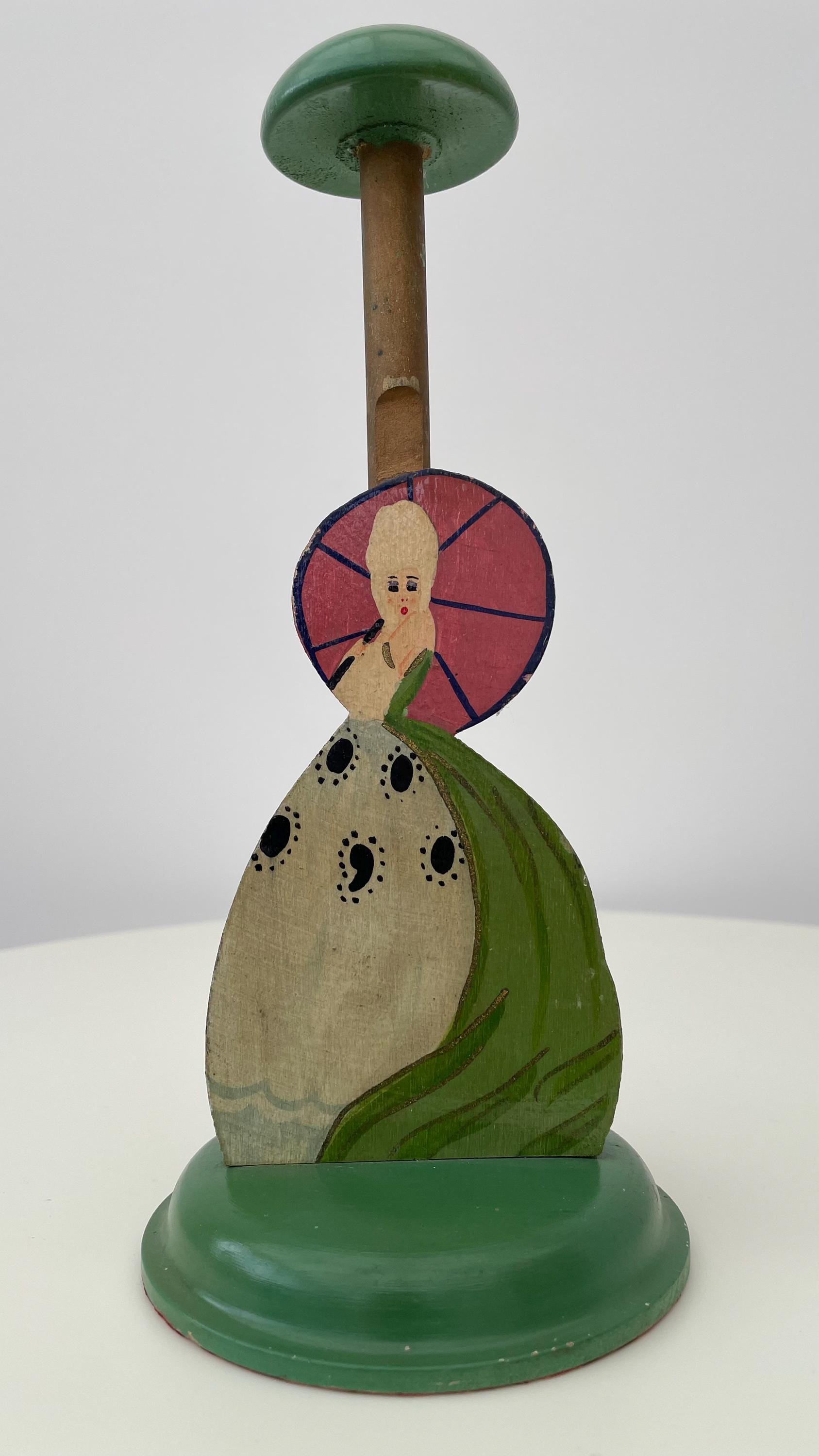 1920s Hat Stand Lady With Parasol Art Deco - Etsy