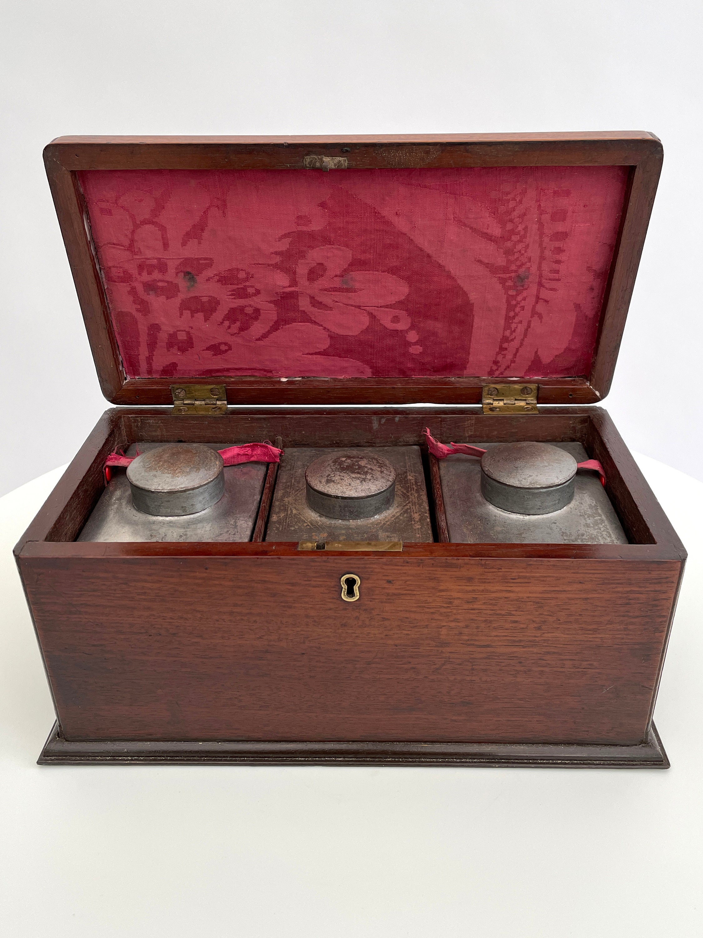 Antique Georgian Tea Caddy Wooden Box 18th Century - Etsy