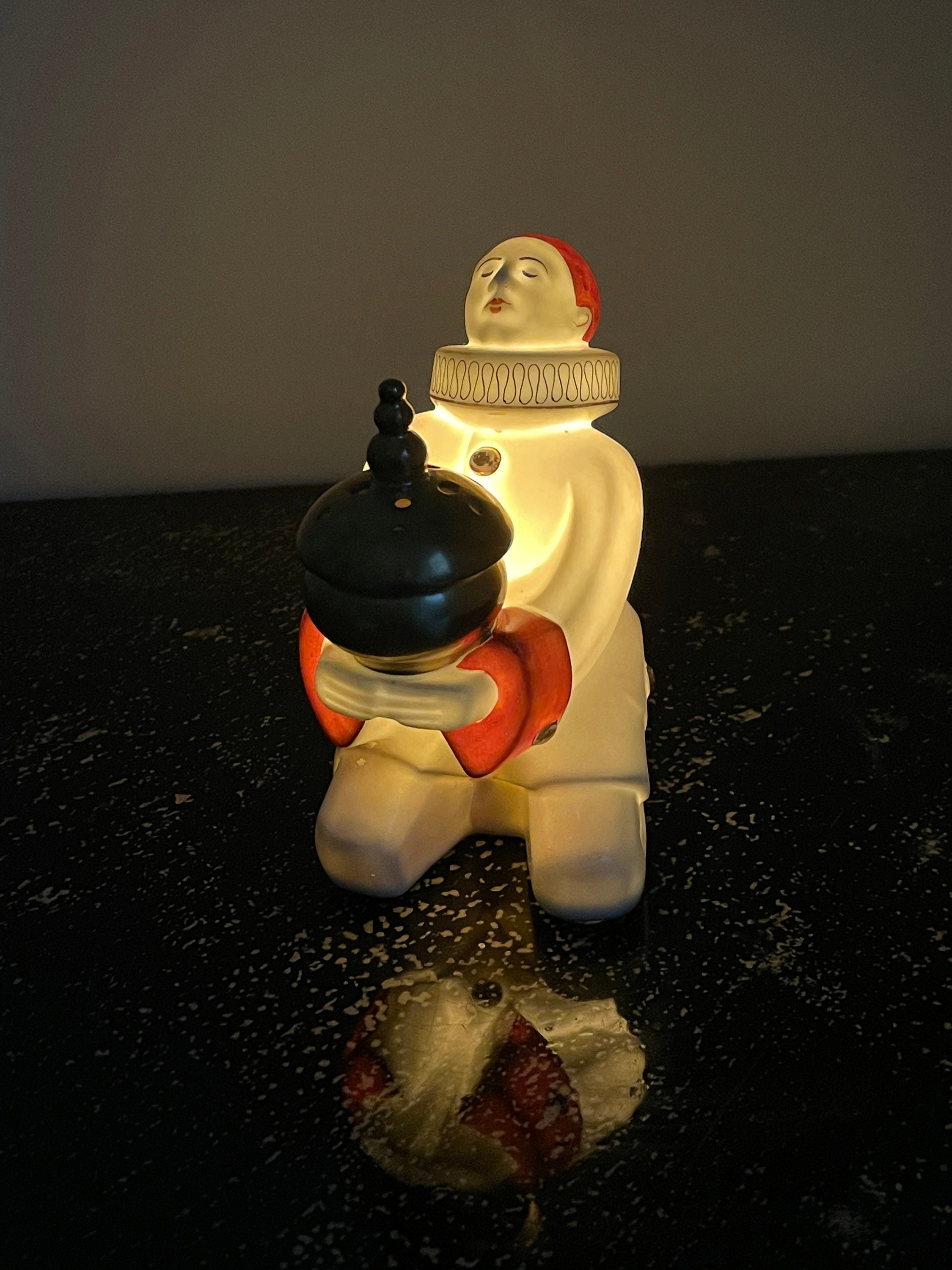 1920s Art Deco Ceramic Pierrot Lamp Antique - Etsy UK