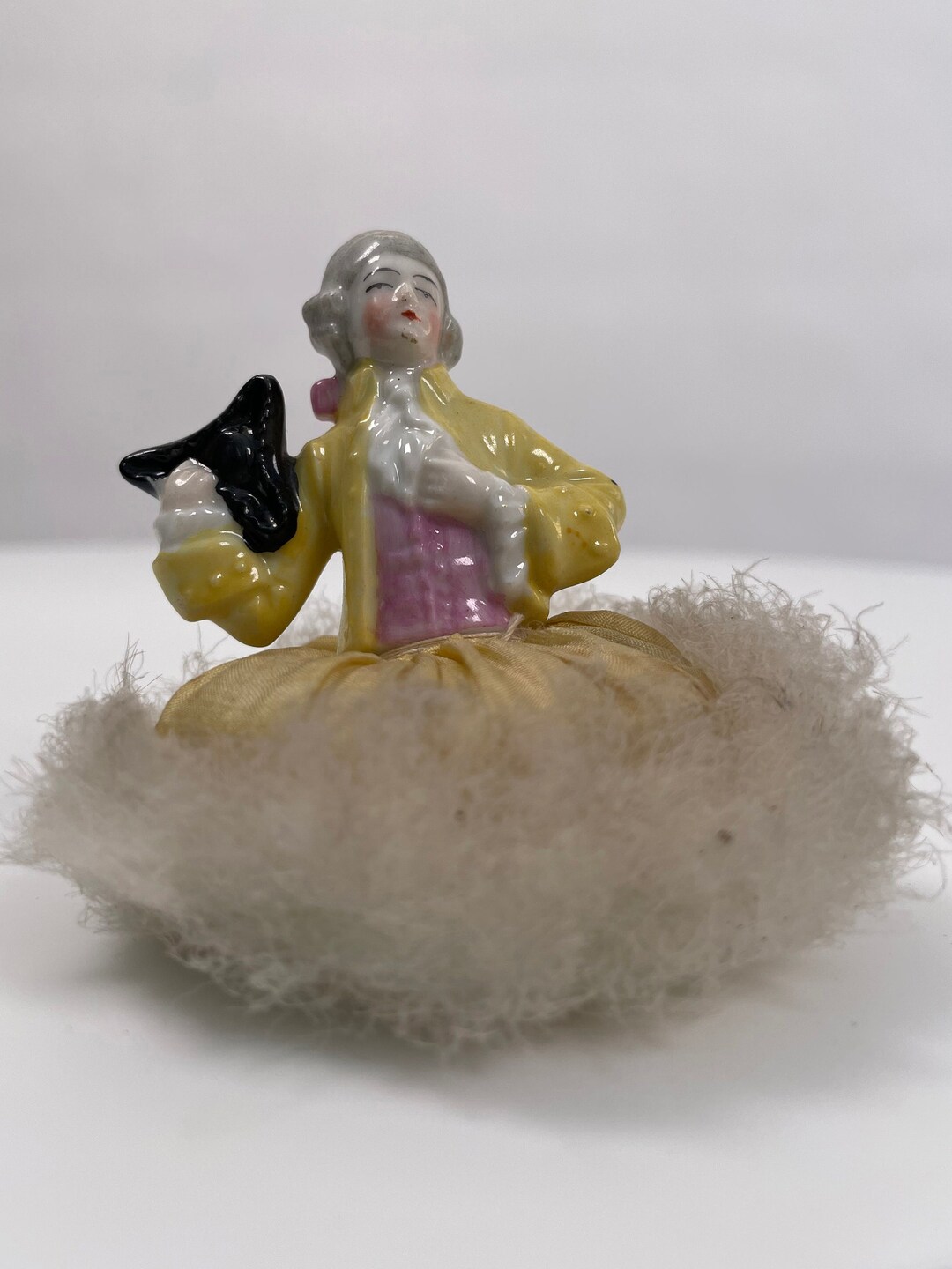 1920s Half Doll on Swansdown Powder Puff Antique - Etsy