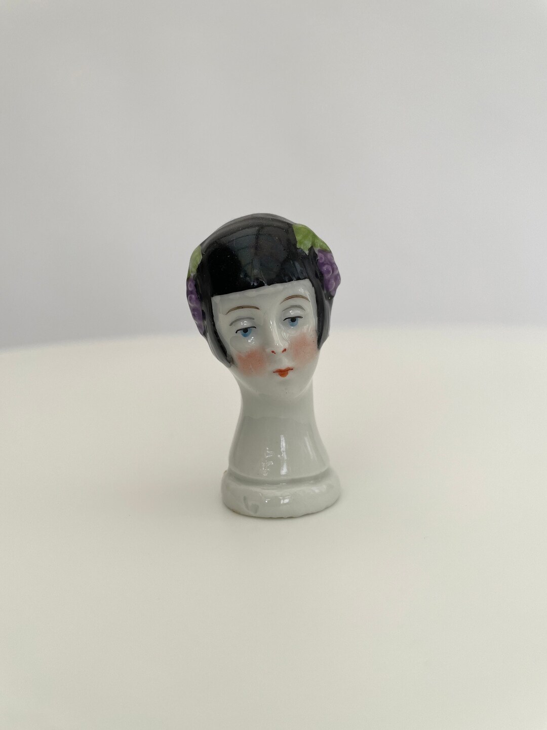 1920s Half Doll Ceramic Flapper Lady Antique - Etsy