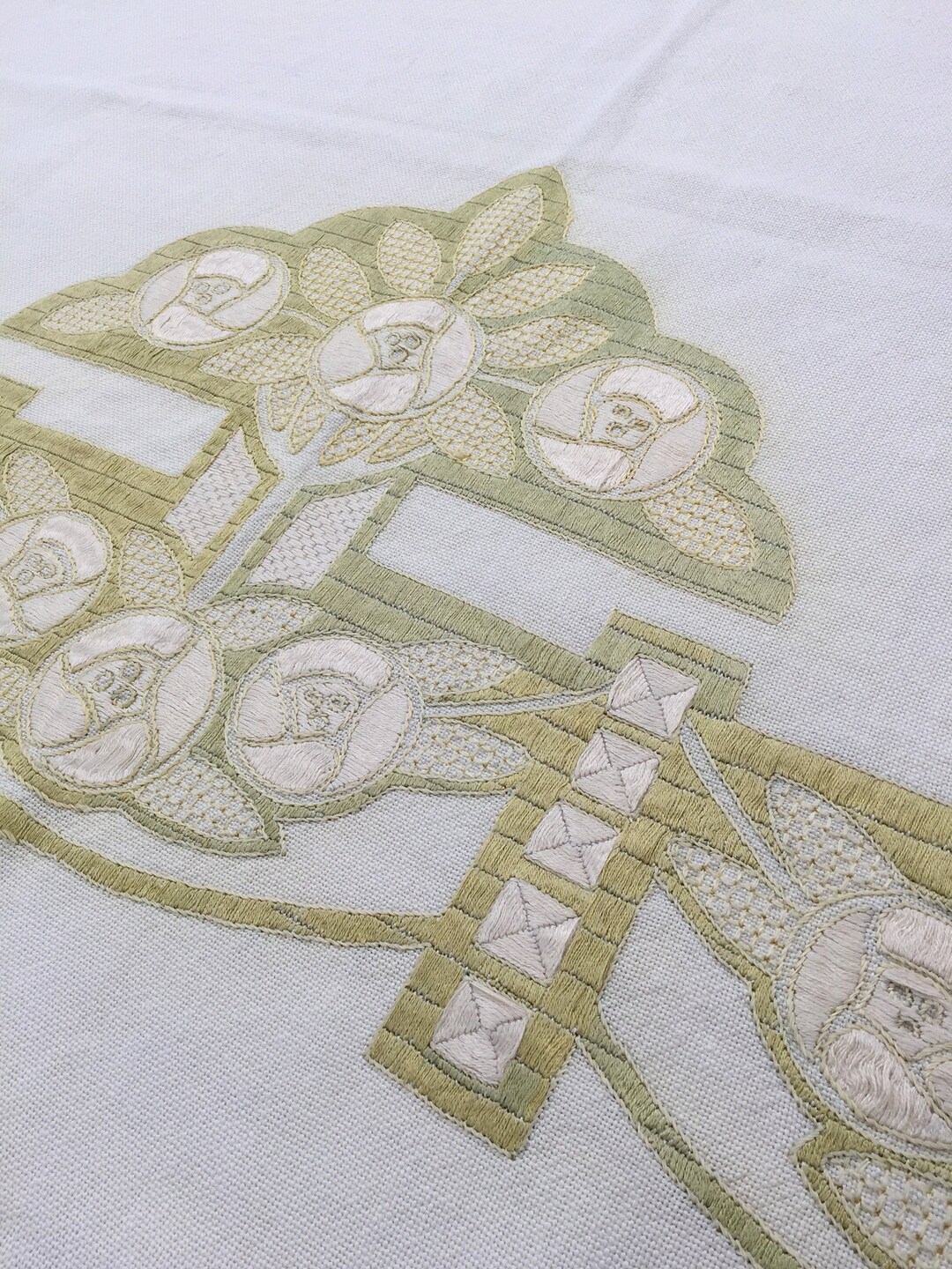 Glasgow School Jessie Newbery Embroidered Altar Cloth Arts and Crafts ...