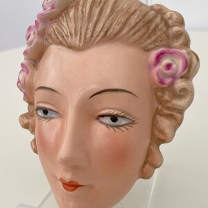 1920s Ceramic Face Mask Porcelain Goebel Art Deco - Etsy