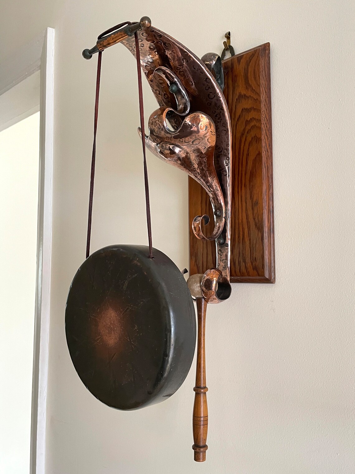 Arts and Crafts Movement Gong Antique - Etsy