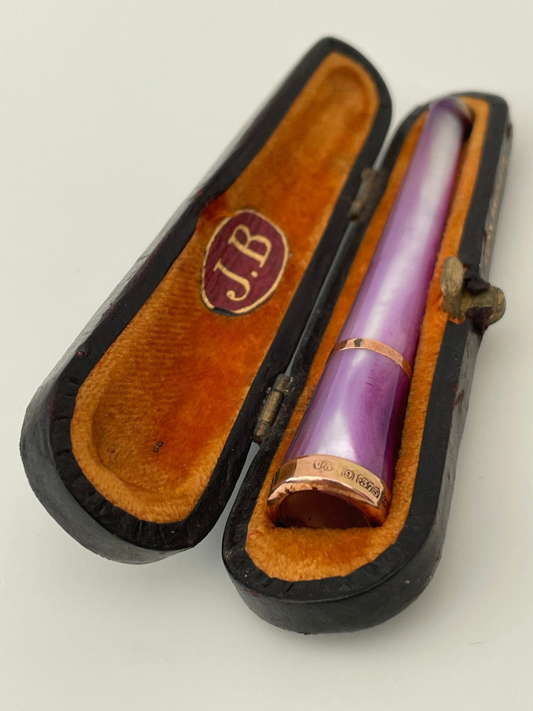 Art Deco Antique Cheroot Holder in Gold and Early Plastic - Etsy