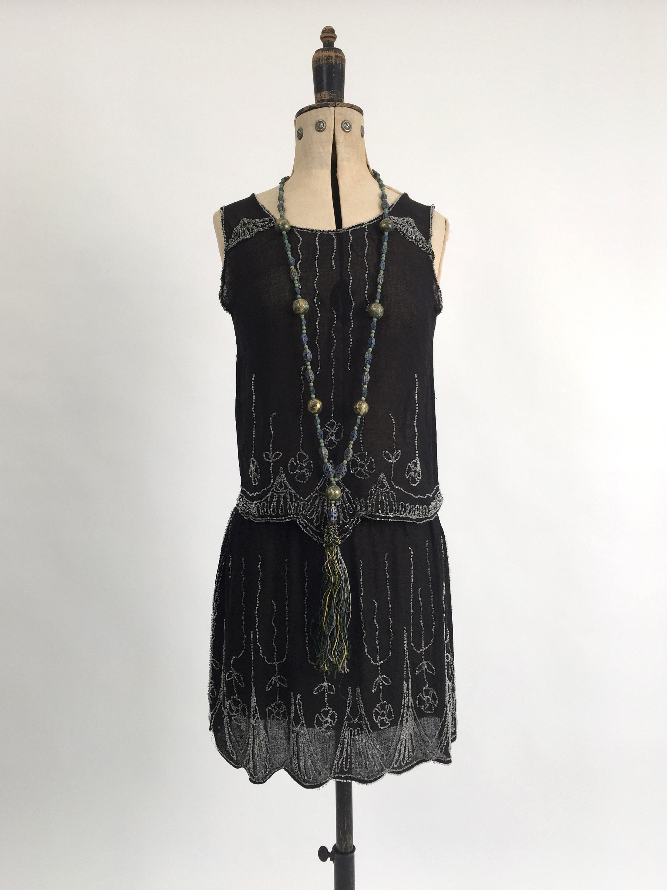 1920s Sautoir Flapper Necklace With Tassel Antique Vintage - Etsy