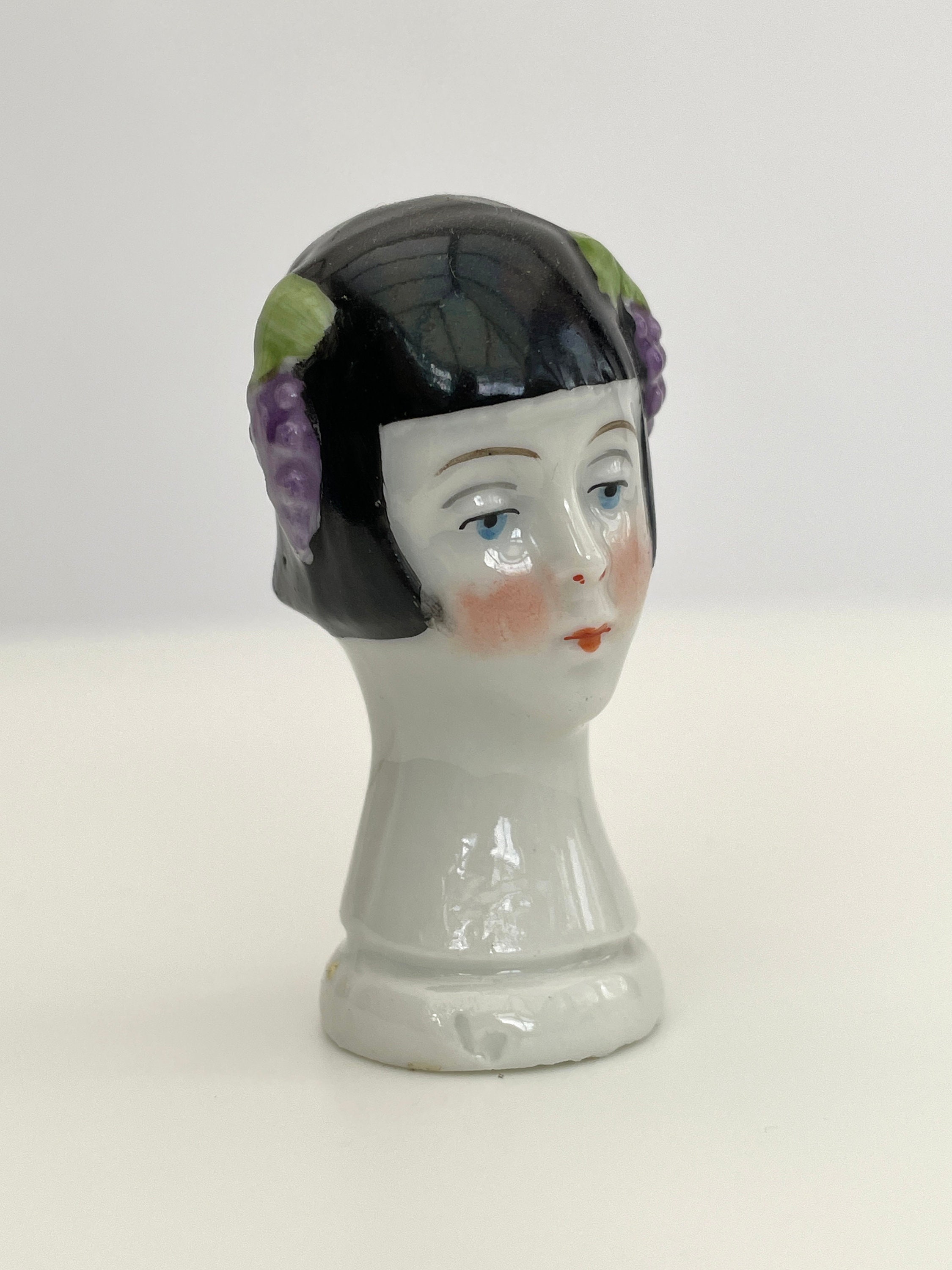 1920s Half Doll Ceramic Flapper Lady Antique - Etsy