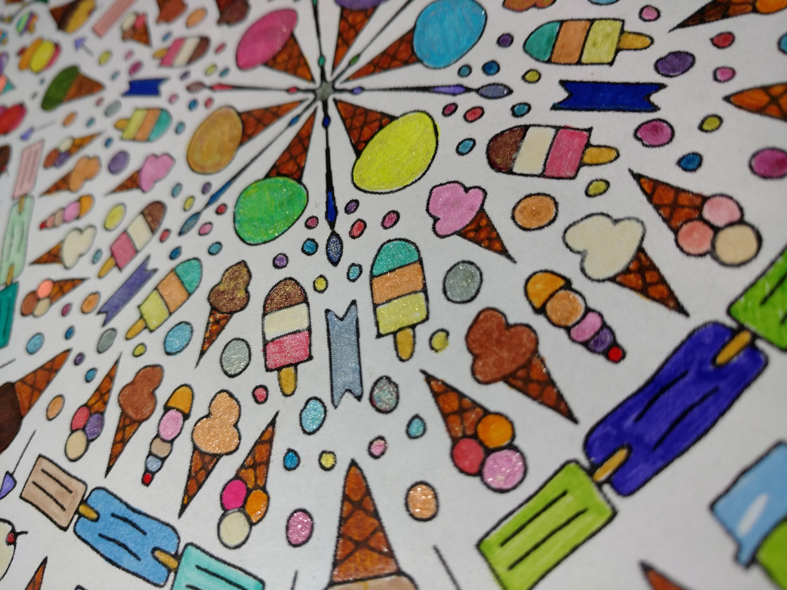 Printable Coloring Page Ice Cream Kids Printable Craft - Etsy