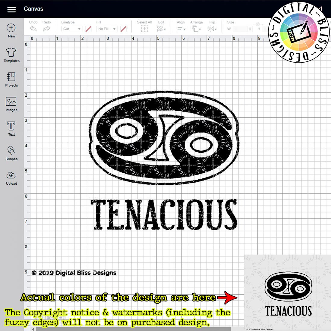 Papercraft Zodiac Cancer Symbol with Traits Cut File SVG for vinyl ...