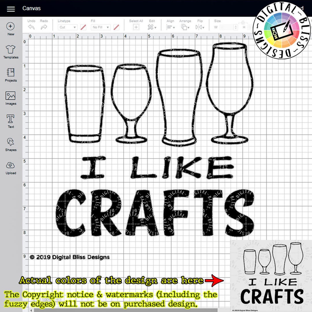 SVG, I Like Crafts, Craft Beer, Beer Glasses, Cut File, Clip Art, Line ...