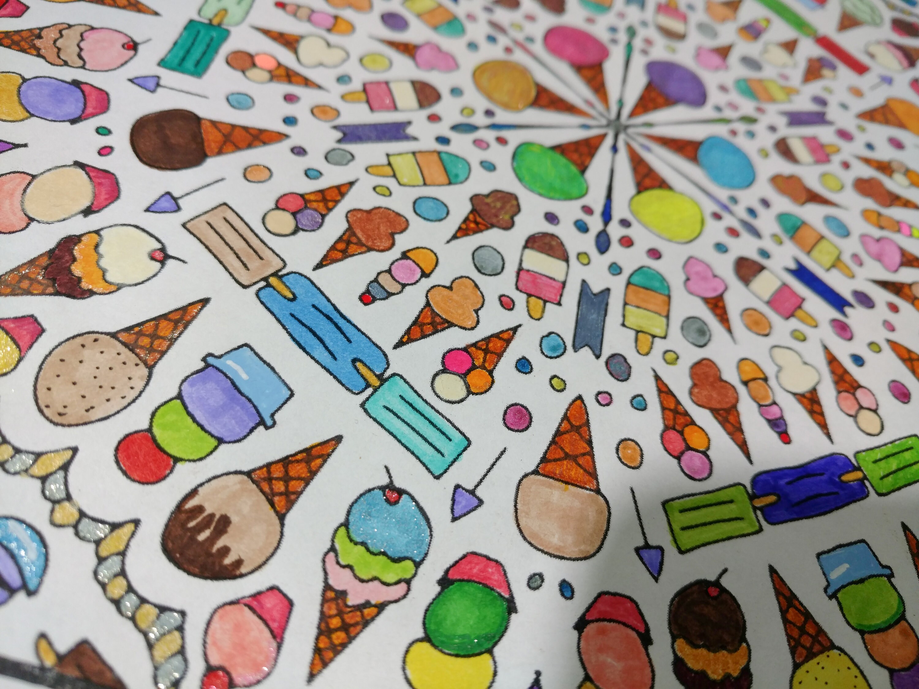 Printable Coloring Page Ice Cream Kids Printable Craft - Etsy
