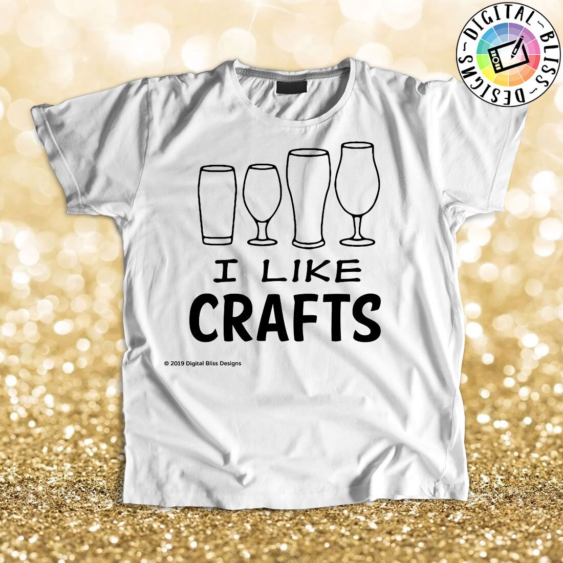 SVG I Like Crafts Craft Beer Beer Glasses Cut File Clip - Etsy