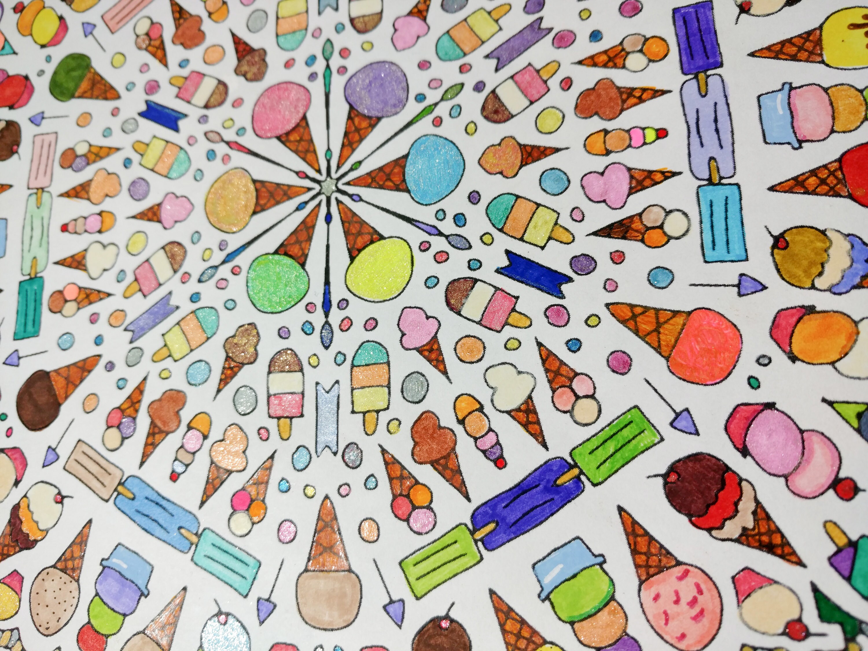 Printable Coloring Page Ice Cream Kids Printable Craft - Etsy