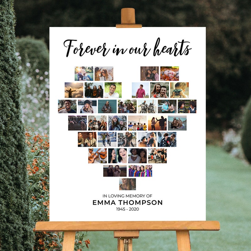Memorial Photo Sign - Etsy