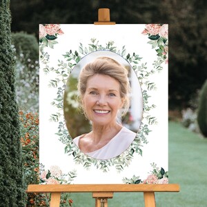 Celebration of Life Welcome Sign, Funeral Poster Display Board ...