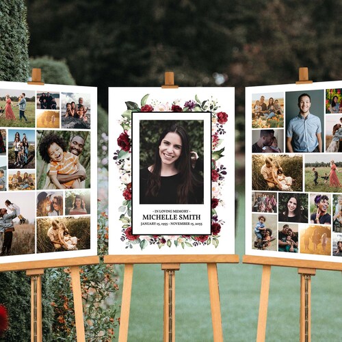 Memorial Backdrop Funeral Backdrop Celebration of Life - Etsy