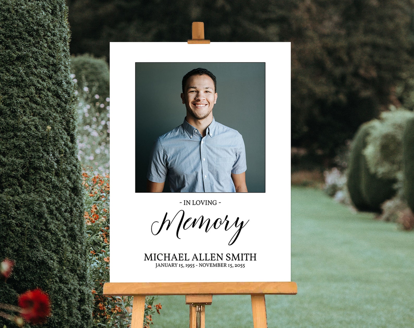 In Loving Memory Funeral Poster Memorial Photo Collage Picture - Etsy