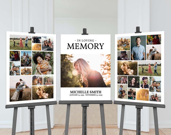 Memorial Poster Boards