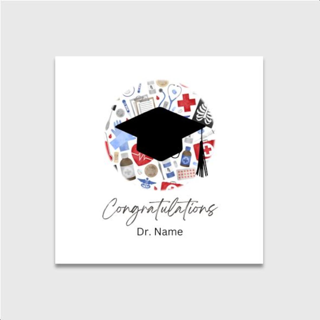 Graduation Greeting Card | Doctor Graduation | Graduation | Degree ...
