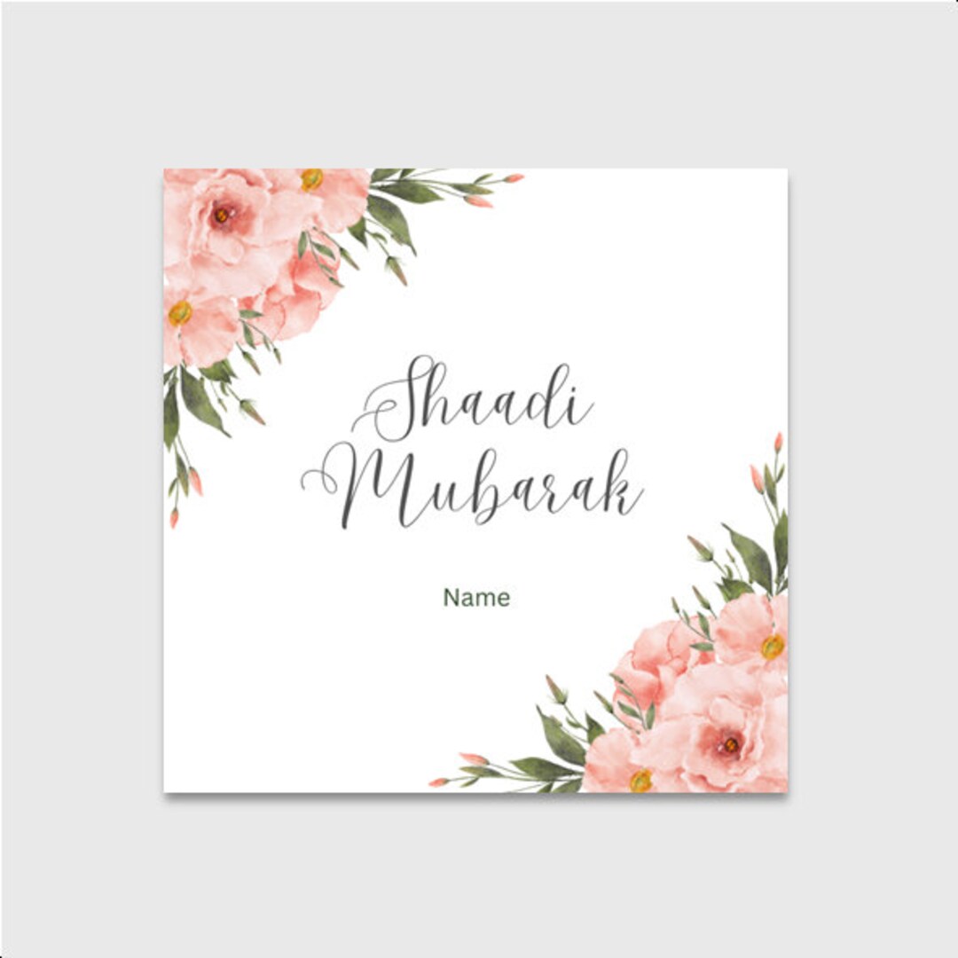 Shaadi Mubarak - Wedding Occasion Cards | Shaadi | Islamic Wedding ...