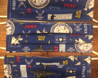 Air Force Face Mask - Etsy