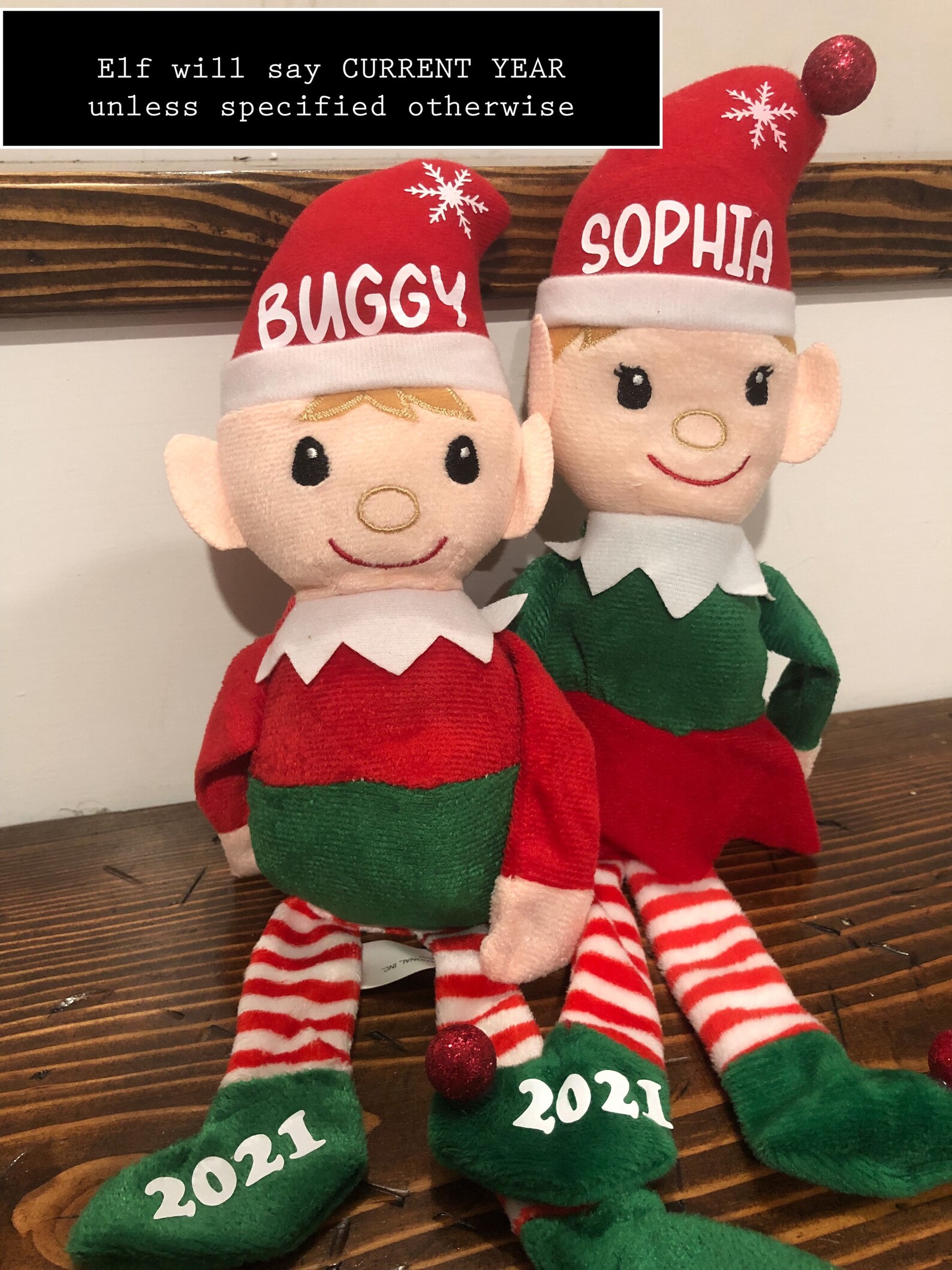 Personalized Elf Plush Elf Customized Elf Christmas Elf | Etsy