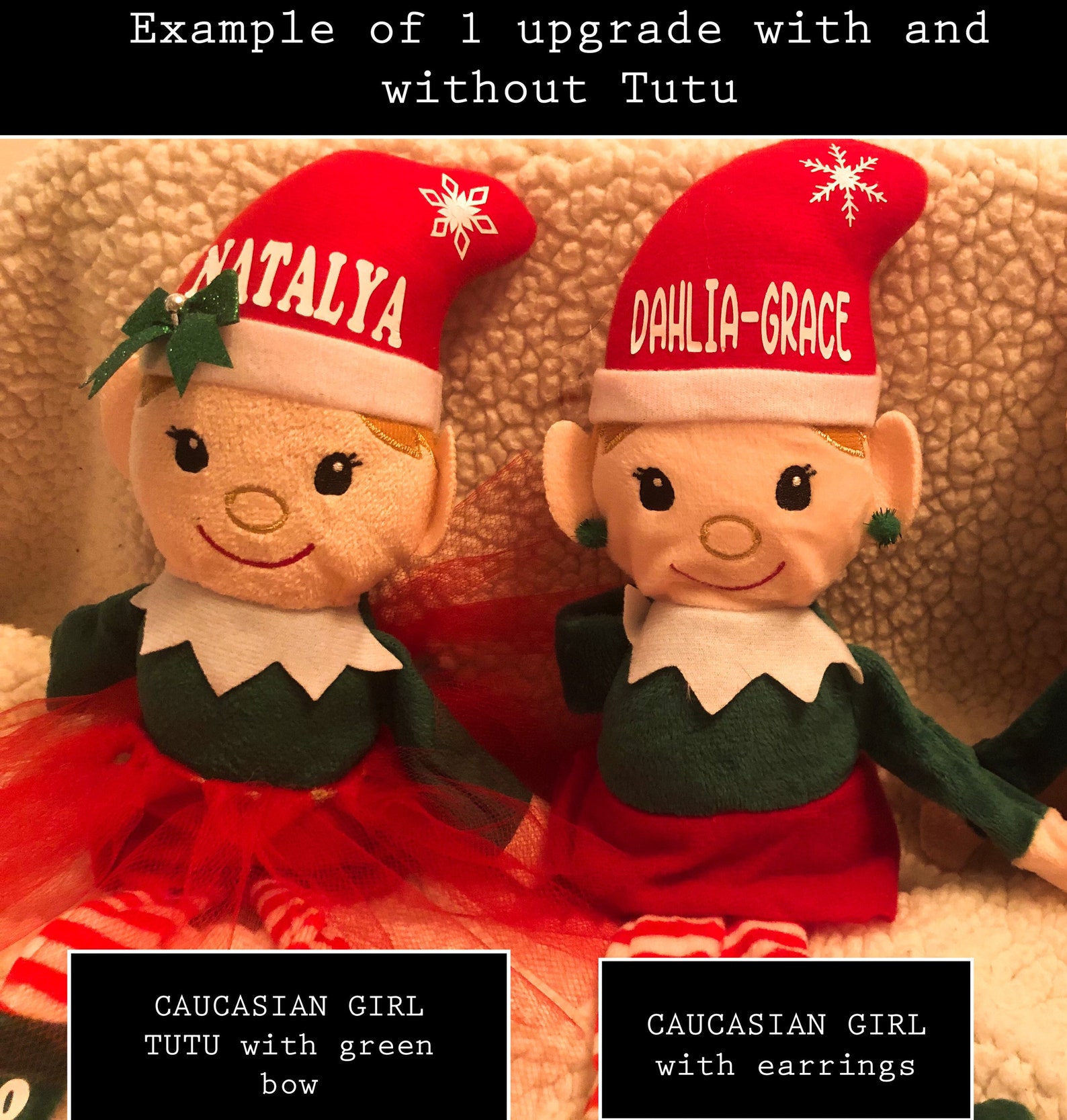 Personalized Elf Plush Elf Customized Elf Christmas Elf | Etsy