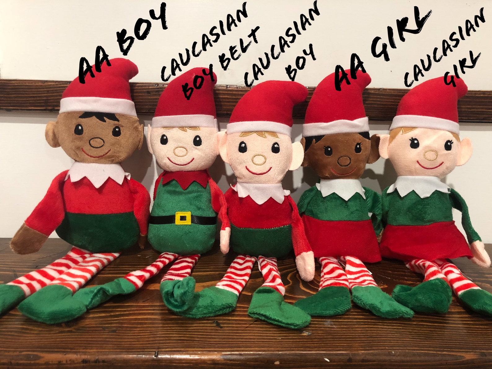 Personalized Elf Plush Elf Customized Elf Christmas Elf | Etsy