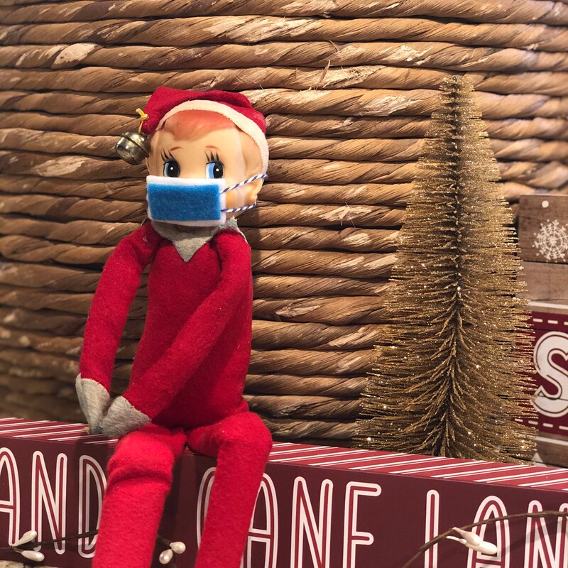 Elf on the Shelf Mask - Etsy