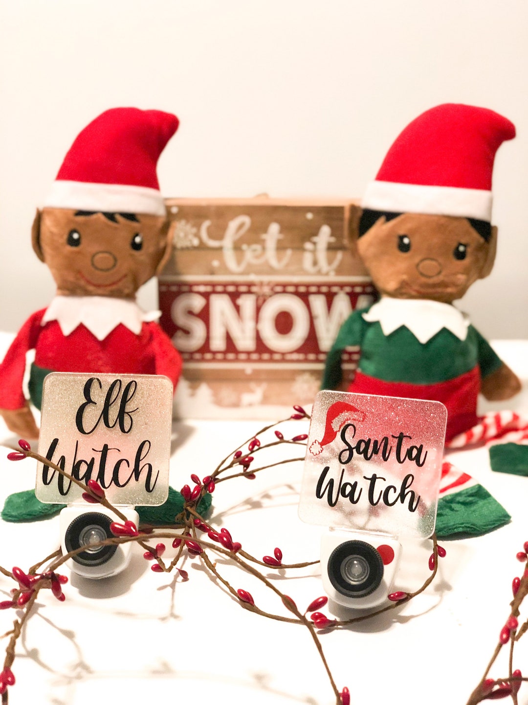Personalized Christmas Elf Bundle, Santa Cam Nightlight - Etsy
