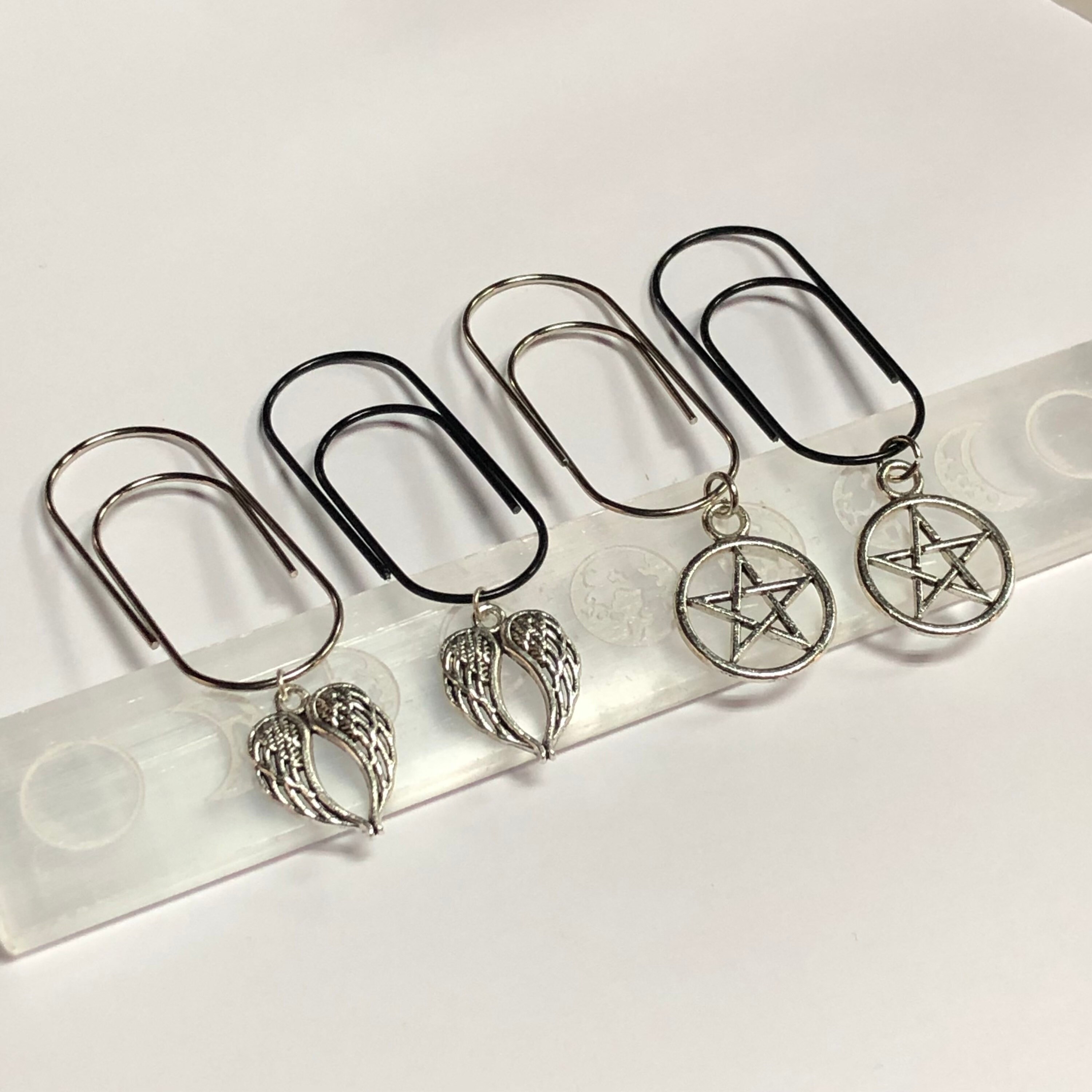 Pentacle Pentagram Planner Charm Clip Bookmark | Etsy