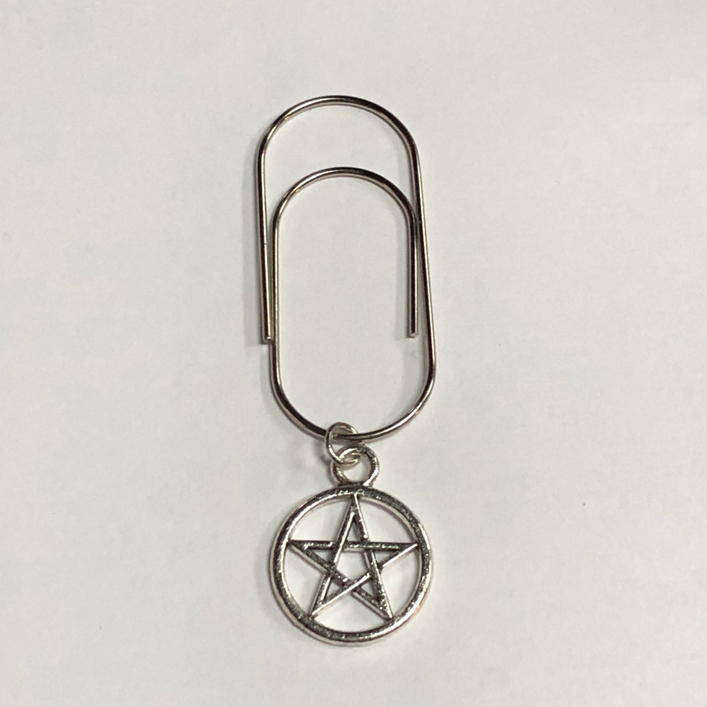 Pentacle Pentagram Planner Charm Clip Bookmark - Etsy