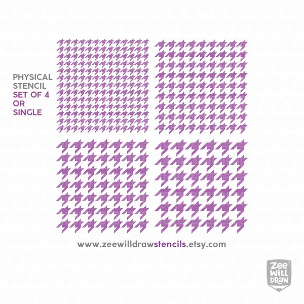 Houndstooth Stencil - Etsy