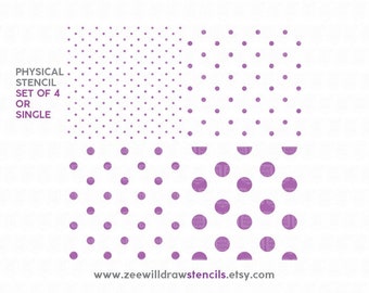 Chloe Dots Stencil Stencil Minis From the Stencil Studio. - Etsy UK