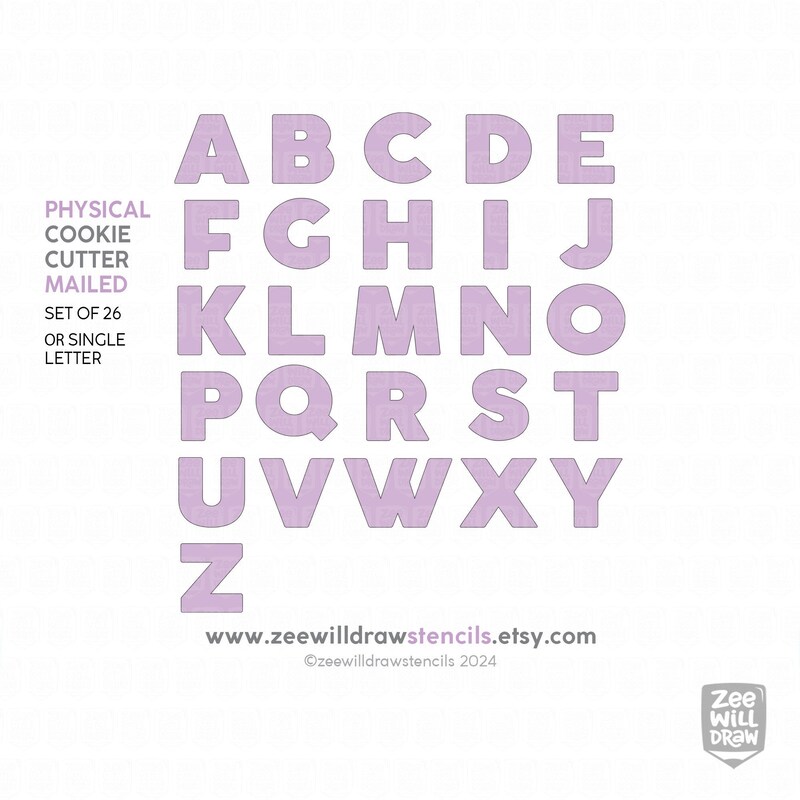 Abc Cookie Cutter - Etsy