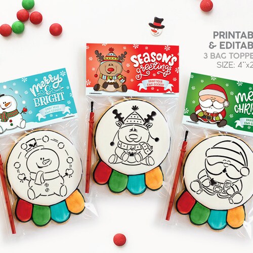 PYO Gingerbread Cookie Kit Instructions Card 4 X | Etsy