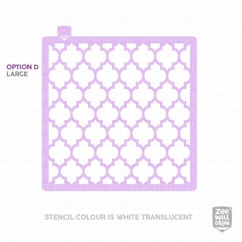 Quatrefoil Stencil - Set of 4 or Single - Etsy