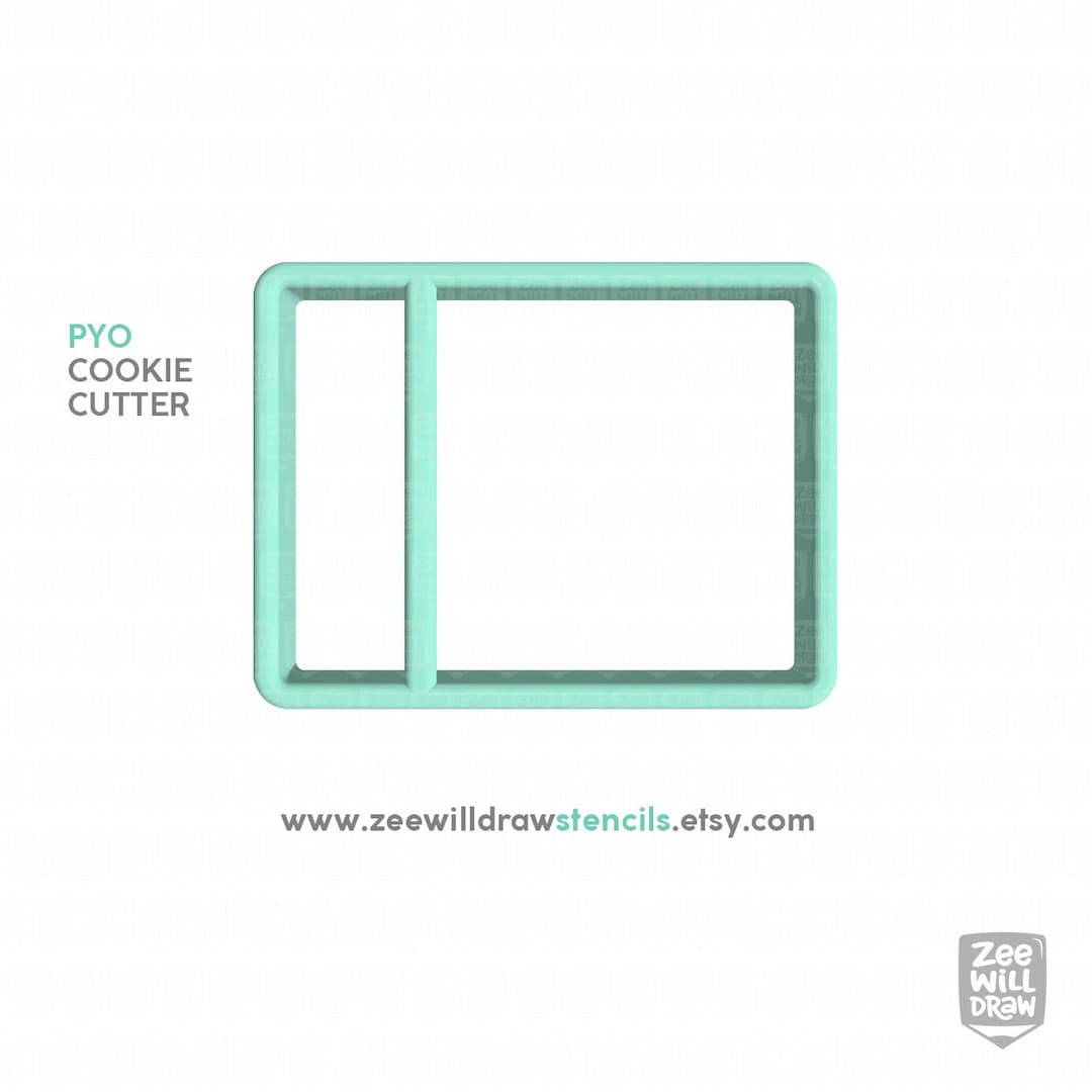 PYO Plaque Cookie Cutter - Etsy