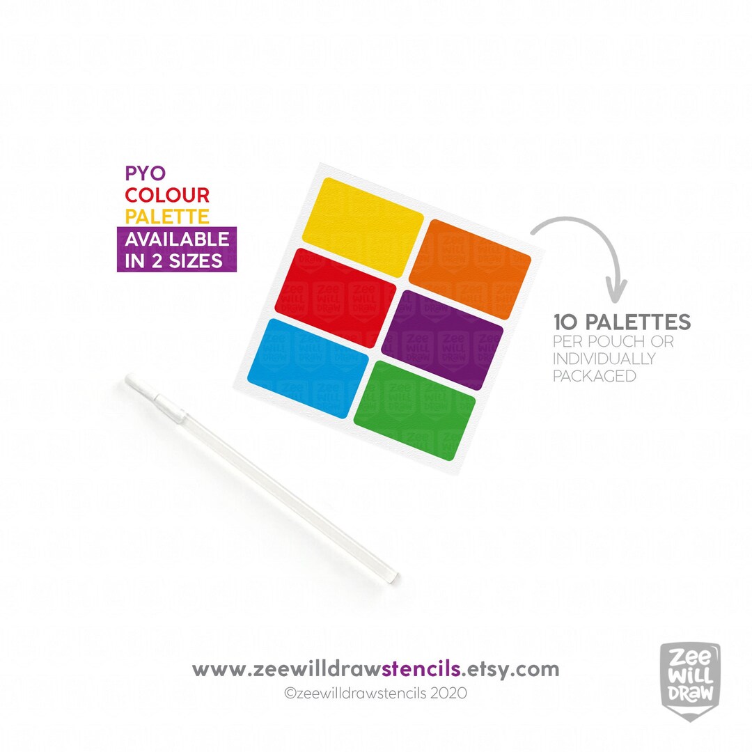 Edible PYO paint Your Own Palettes - Etsy