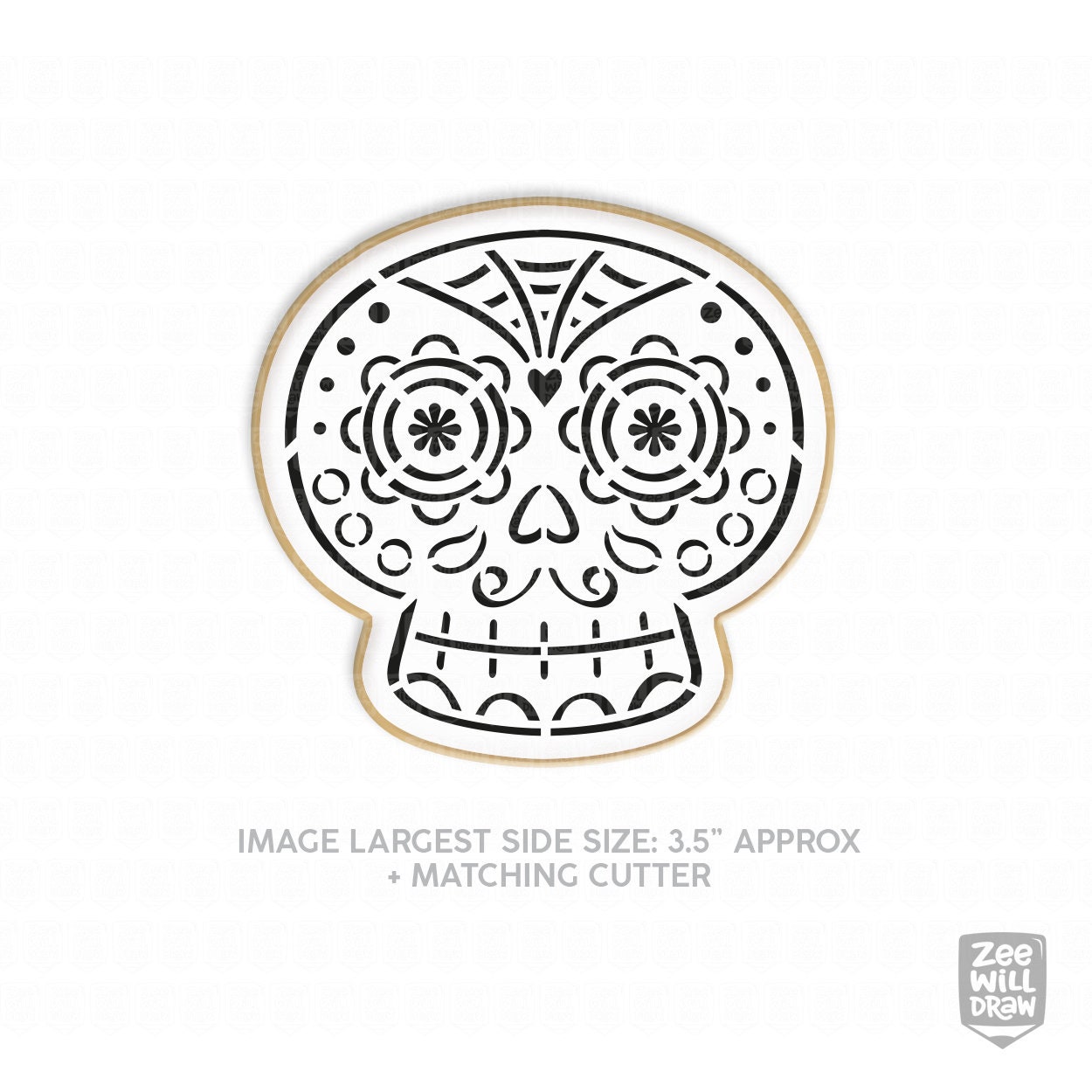 Sugar Skull Catrina PYO Stencil - Etsy