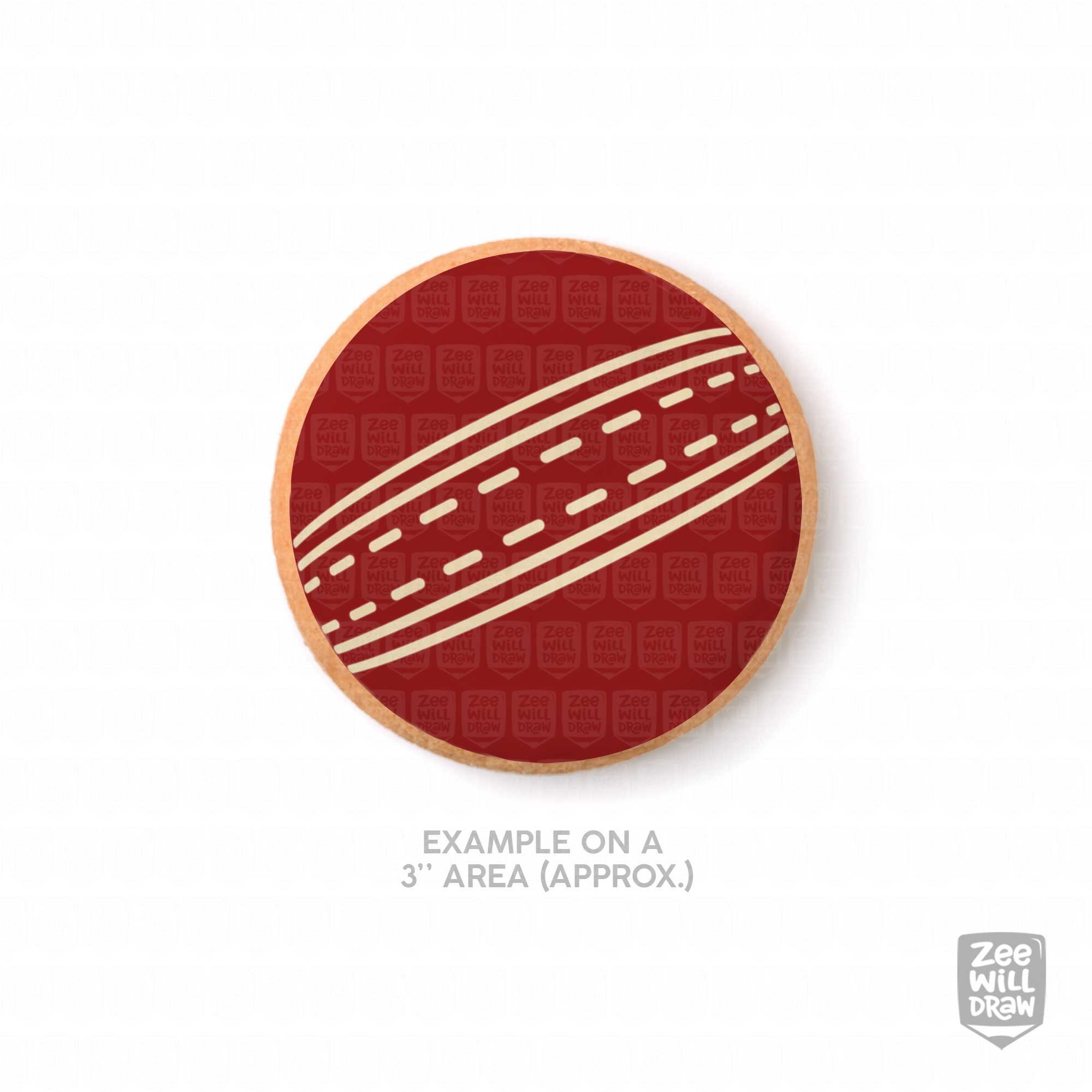 Cricket Ball Stencil for Cookies, Cakes and Crafting - Etsy